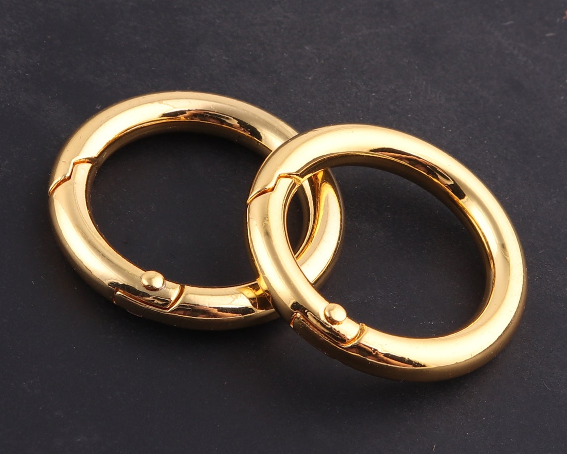 Spring Gate Ring Thin Spring Ring Push Gate Snap Hook Purse O - Etsy