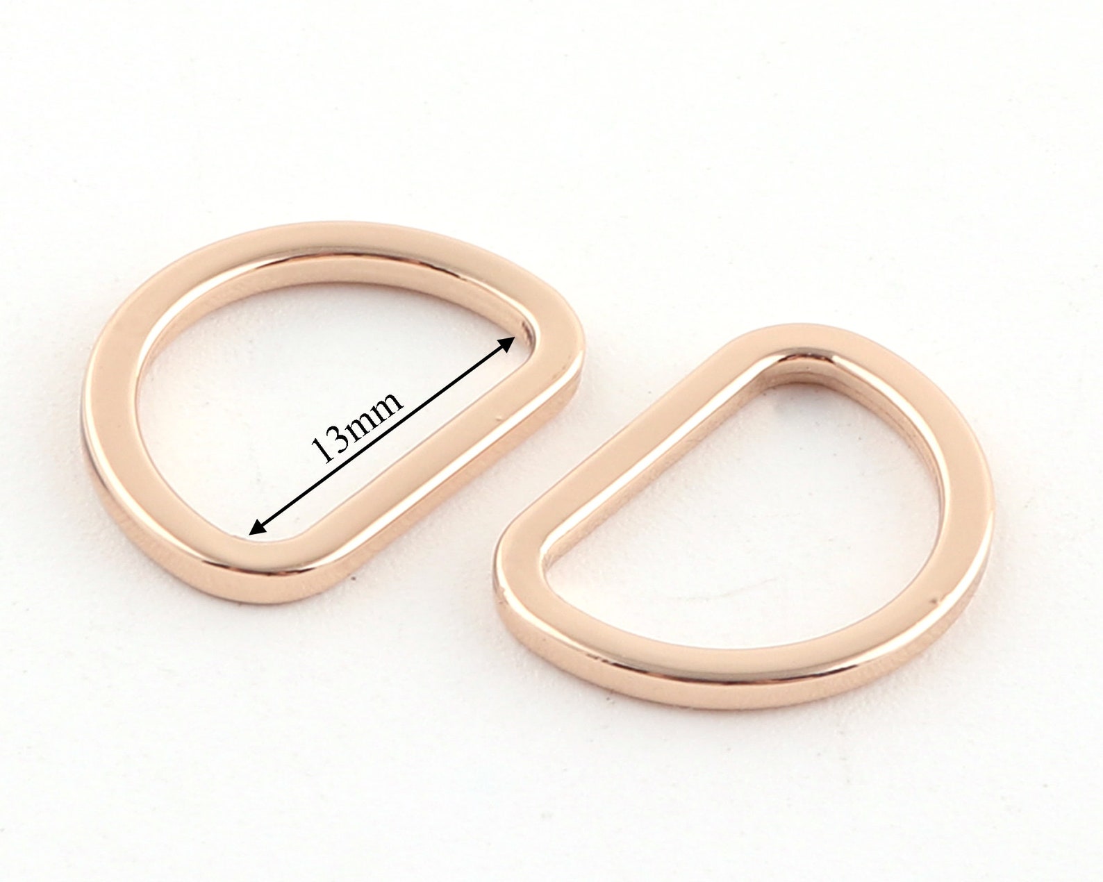 Mini 13 Mm D-rings Flat Metal D-ring Purse Belts Strap Loop - Etsy