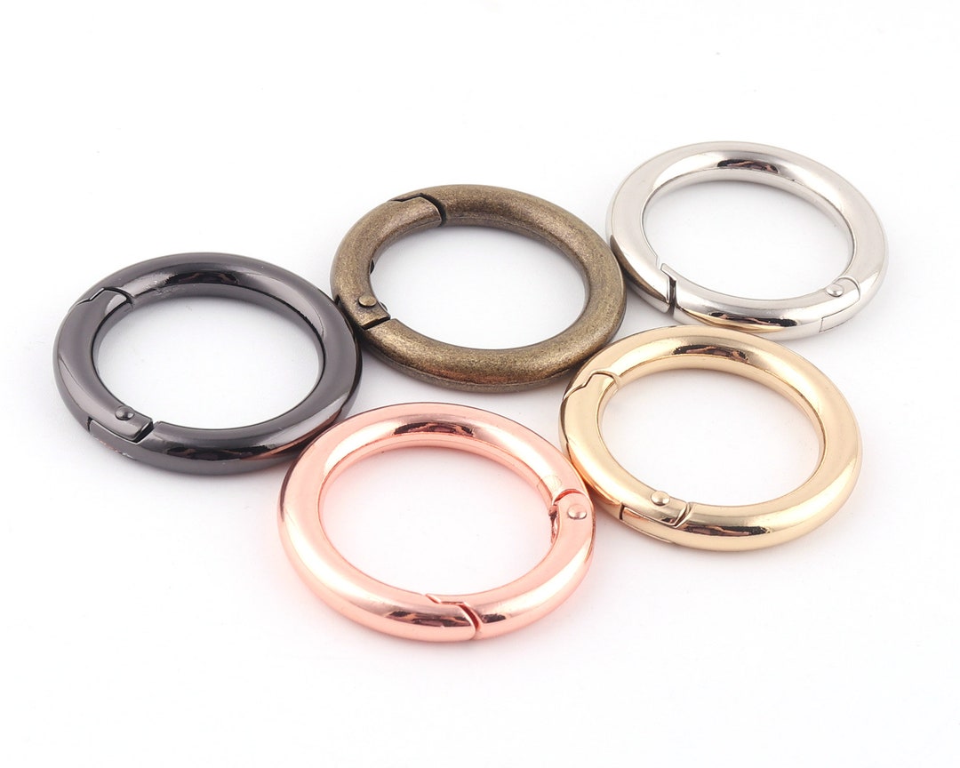 1"(25mm)spring Gate Ring Thick Spring Ring Push Gate Snap Hook Purse O ...