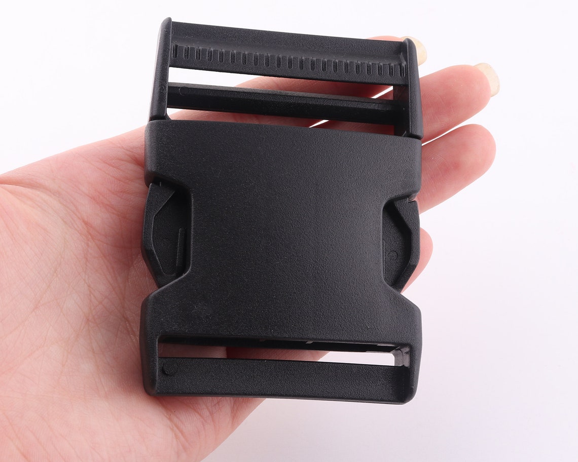 2 Inch Black Plastic Buckles With Side Releasestealth Warrior - Etsy