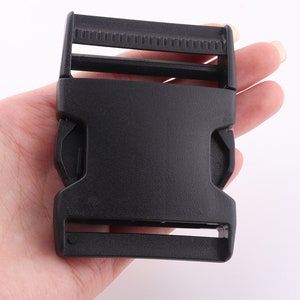 2 Inch Black Plastic Buckles With Side Release,stealth Warrior Plastic ...