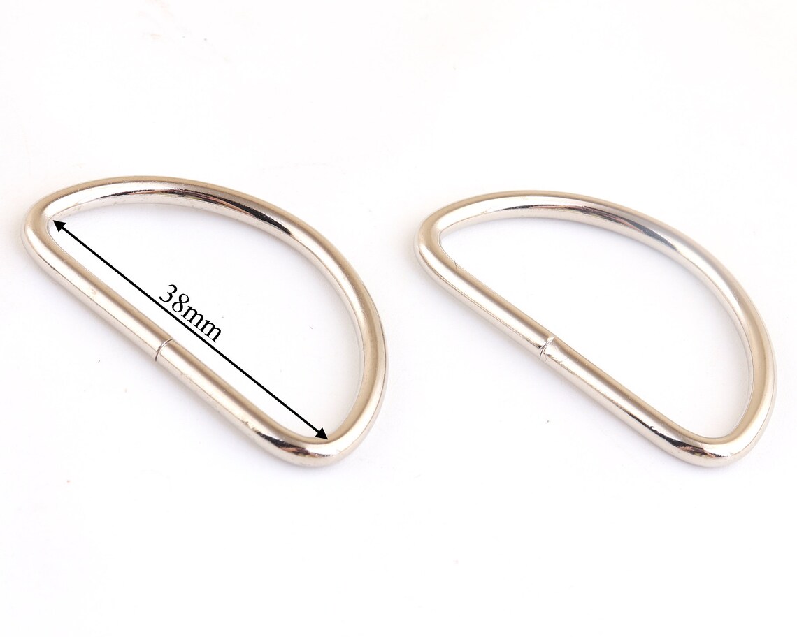 1 1/2 Inch38mmwelded D Rings Webbing and Leather - Etsy