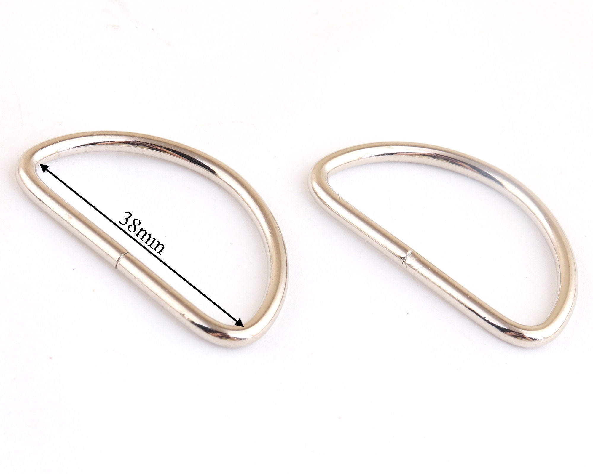 1 1/2 inch38mmWelded D Rings Webbing And Leather | Etsy