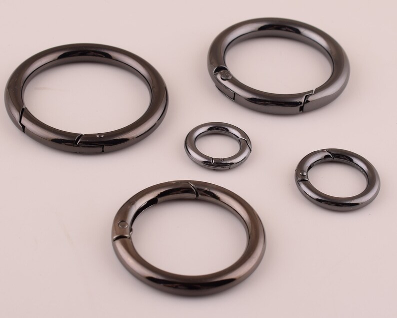 Gunmetal O-rings Spring Gate Ring Round Gate Ring Spring Ring - Etsy