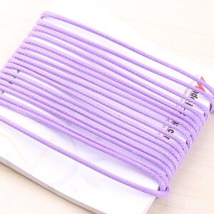 Environmental Korean Cord Wax Cord,1.5mm Purple Waxed String,multi ...