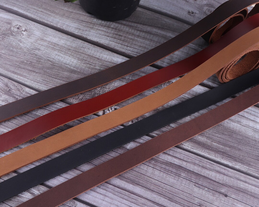 3/4 "wide Leather Straps,leather for Belts-italian Natural Leather ...