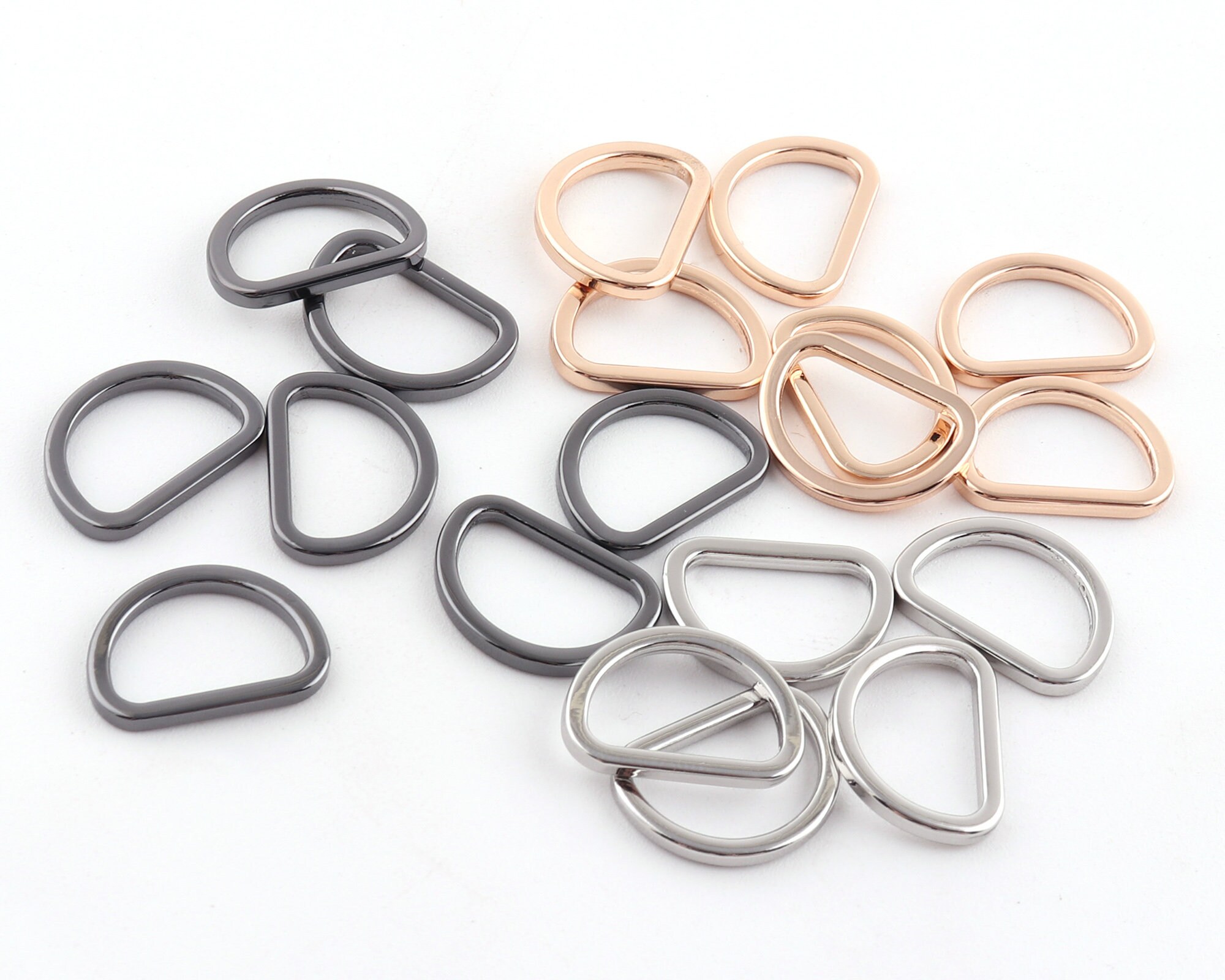 Mini 13 Mm D-rings Flat Metal D-ring Purse Belts Strap Loop - Etsy