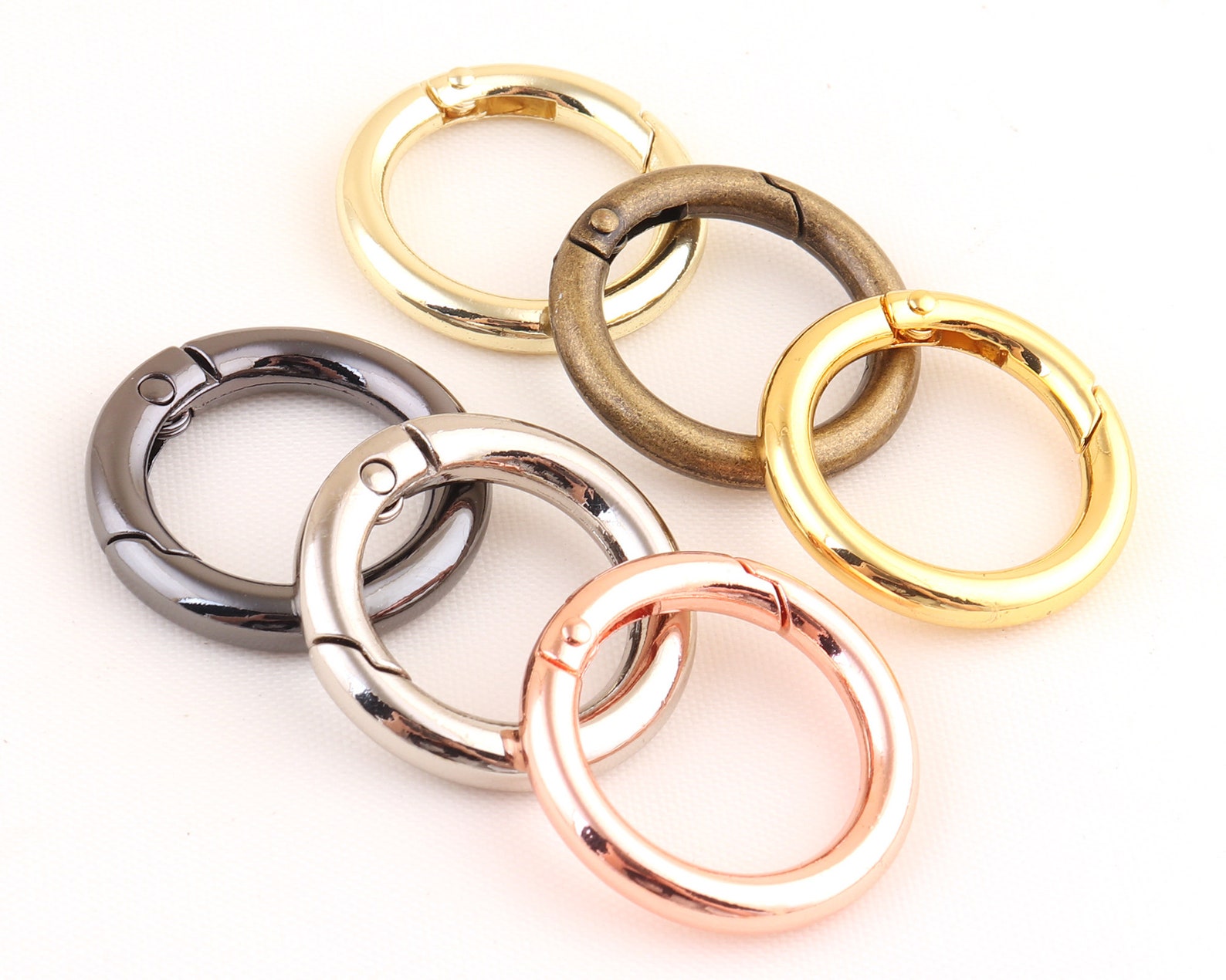 20mm/13mm Spring Gate Ring Thin Spring Ring Push Gate Snap | Etsy