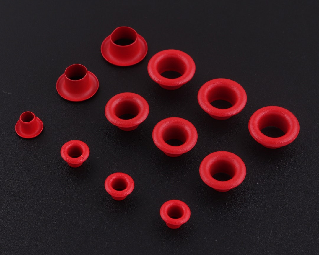 3-6mm Red Metal Mini Eyelets Grommets Grommets Rivets Jewelry Eyelets ...