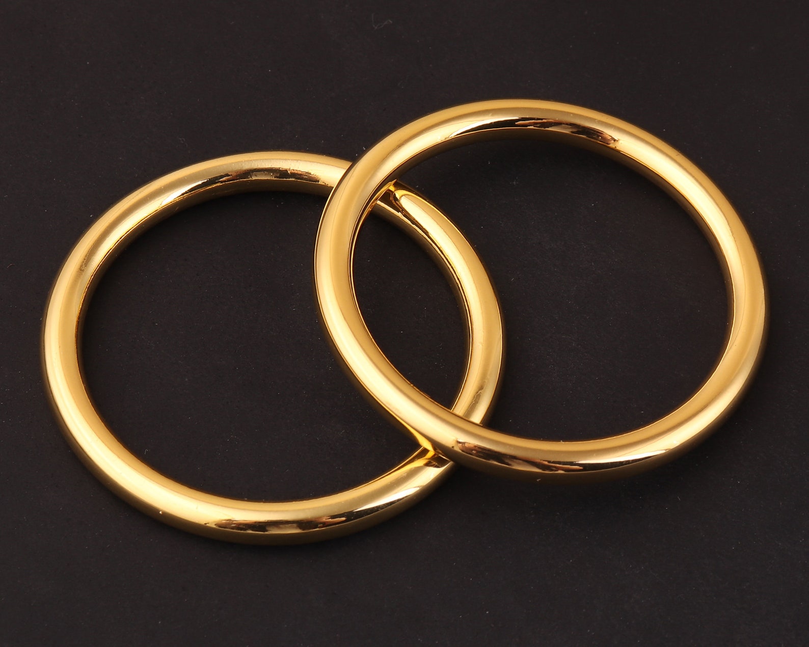 35mm Large Round Ring Gold Closed Ring Metal Jumbo Jump O Ring - Etsy