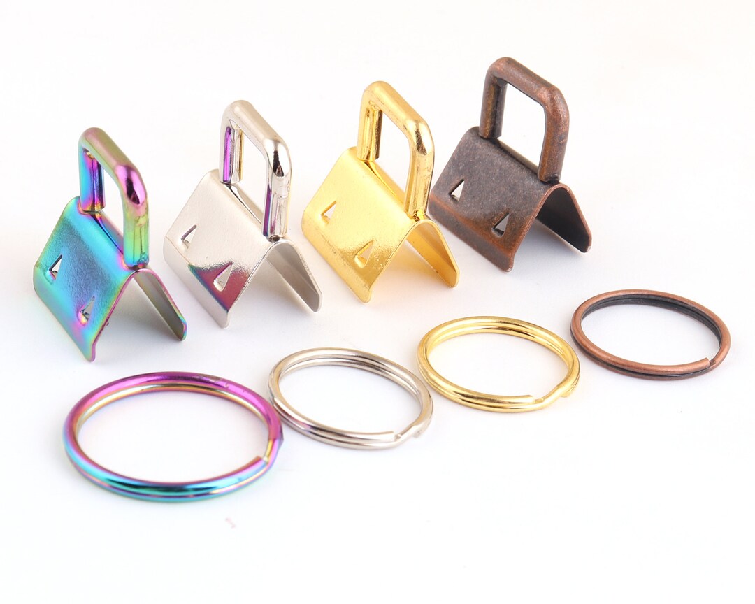 3/4 Inch (20mm)key Fob Hardware With Key Rings -for Lanyards Keychains ...