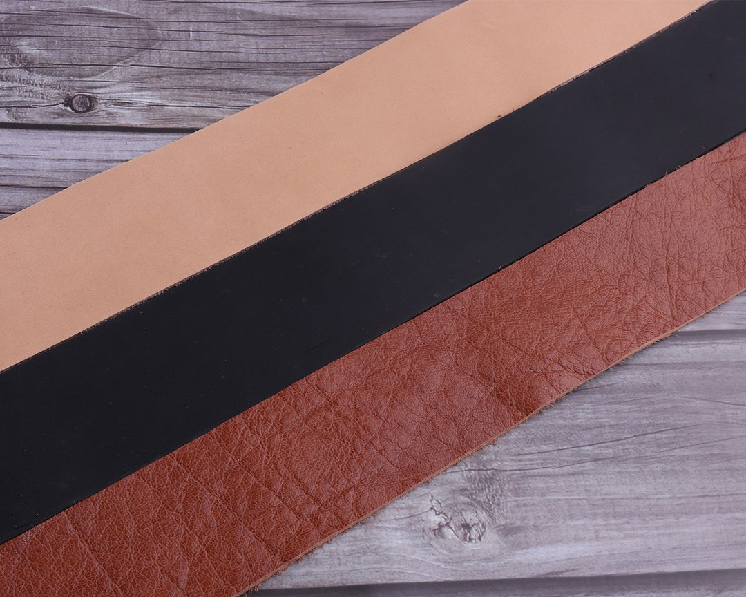 2 Inch Wide Natural Leather Strap,long Genuine Leather Straps,cowhide ...