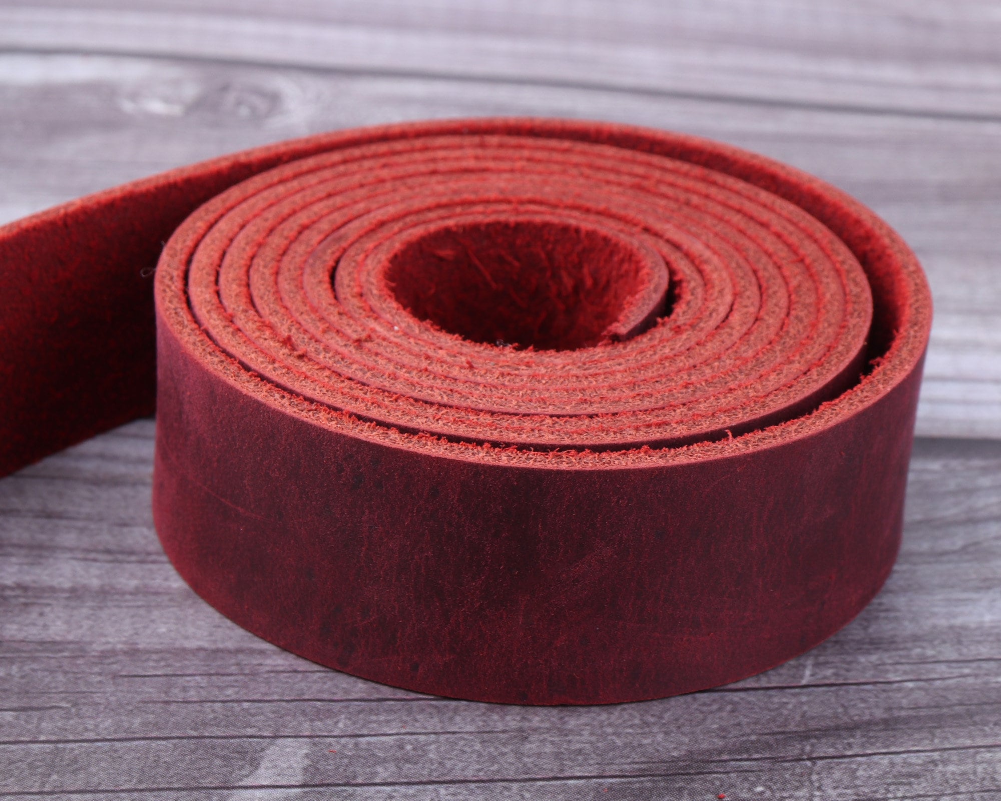 1 inch Red Natural leather straps-Long Leather StripPurse | Etsy