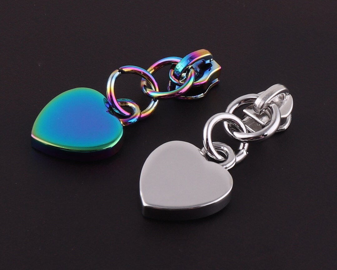 3#rainbow Zipper Heads Puller,metal Zipper Pull Alloy Zipper Fastener ...