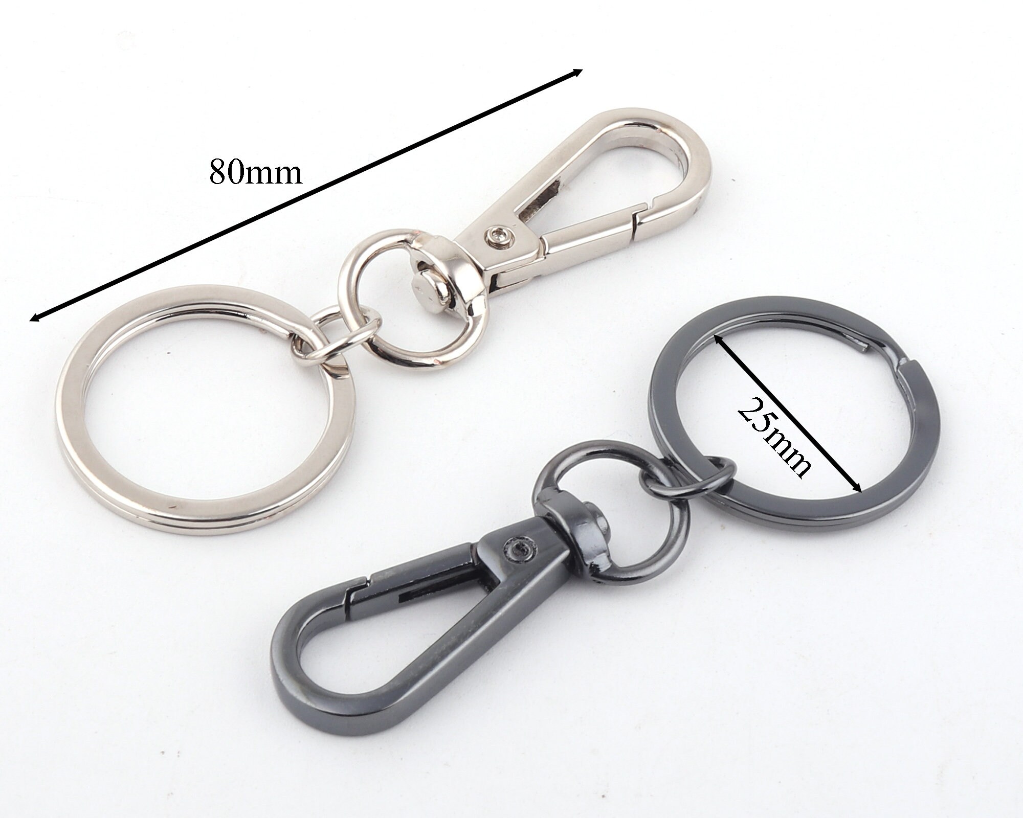 Lobster Clasp Key Hook Chainlarge Keychain Key Ring With | Etsy