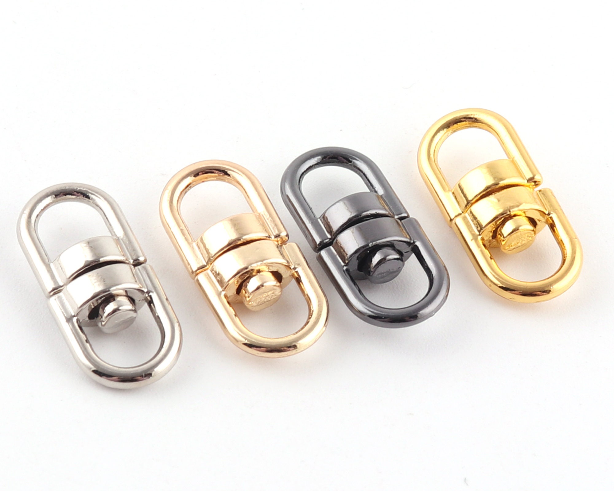 20 Mm Swivel Connector Double Loops Swivel Clasps-swivel Hooks - Etsy