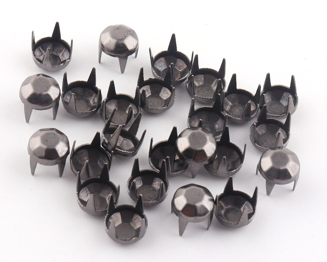 Metal Nailheads Studs,6mm Gunmetal Round Dome Claw Studs,brass Fashion ...