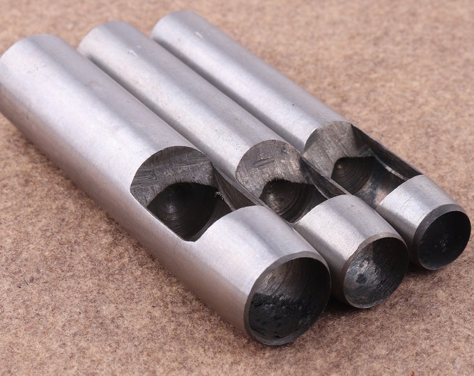 Hollow Round Hole Punch Tool Steel Holes Cutter Leather Hole Puncher ...
