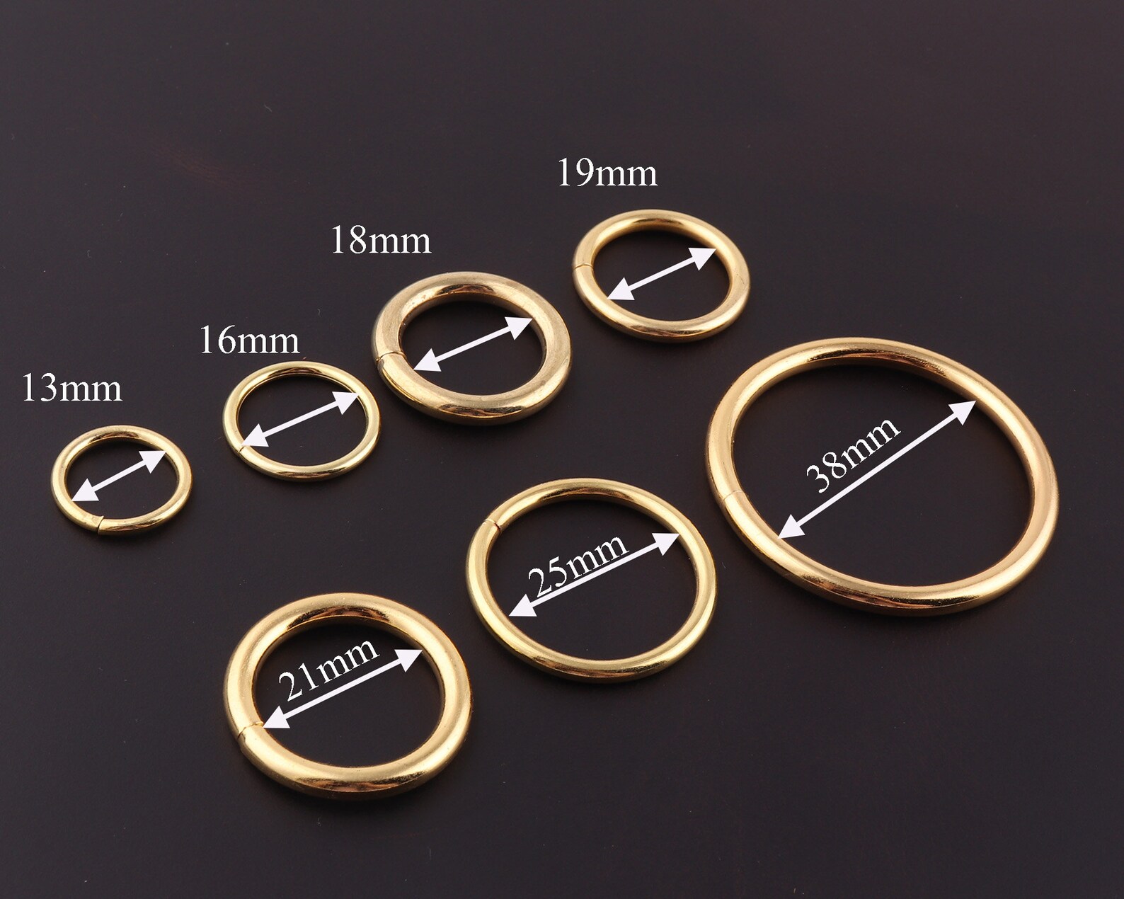 Gold Metal O Ring Strap Connection Ring Round Ring Circle Ring - Etsy