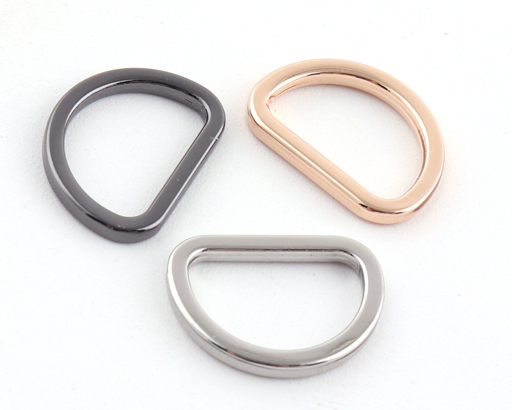 Mini 13 Mm D-rings Flat Metal D-ring Purse Belts Strap Loop - Etsy