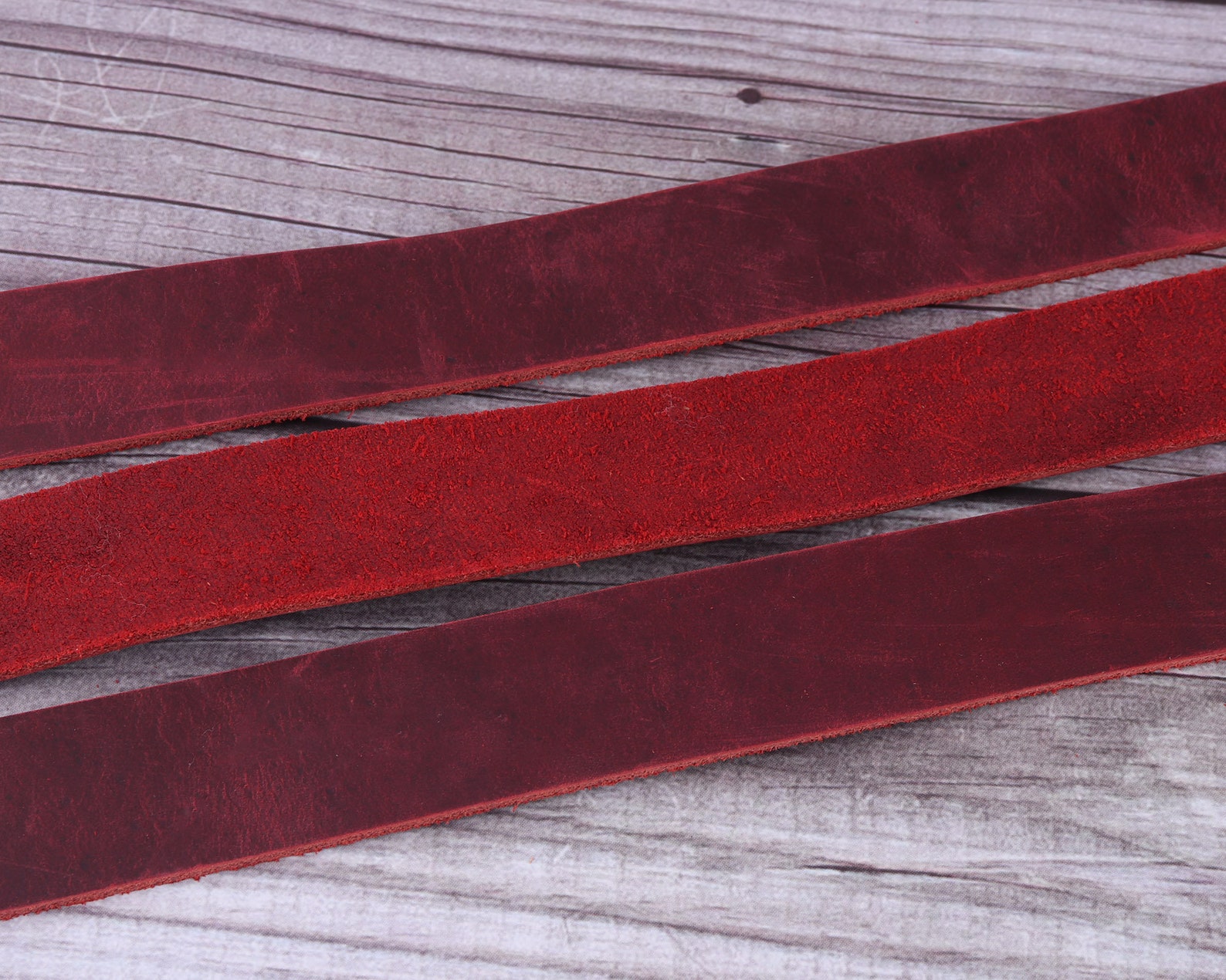 1 inch Red Natural leather straps-Long Leather StripPurse | Etsy