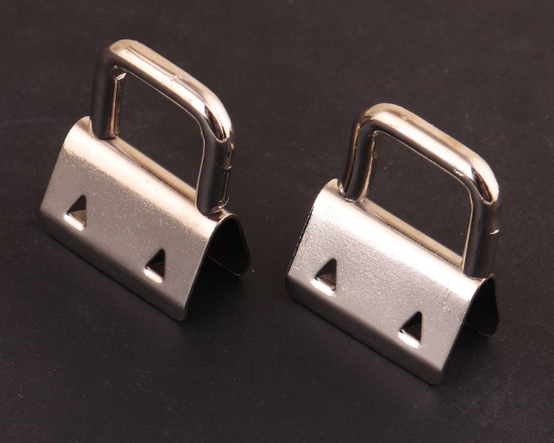 1inch25mmsilver Key Fob Hardware Key Chain Ribbon Key Fobs - Etsy