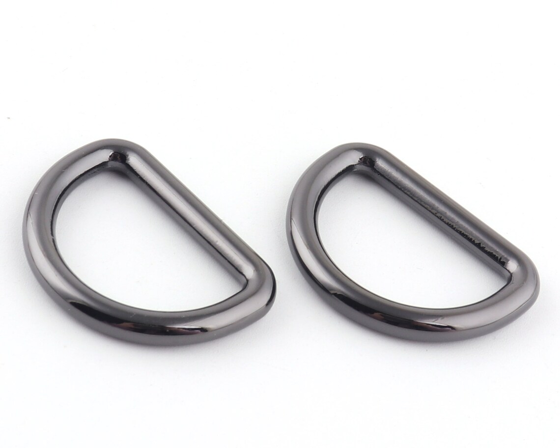 Metal D Rings 1 Inch Strap Ring Purse Rings Flat Connector - Etsy