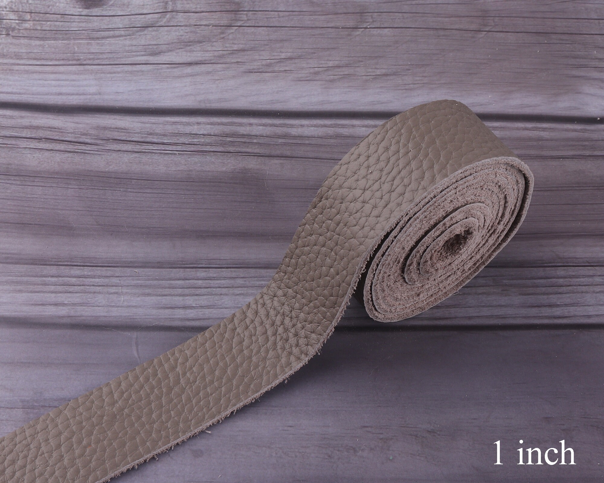 Deep Gray Genuine Leather Strap-leather Stripflat Leather | Etsy