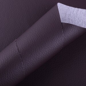 Dark Purple Solid Fabric Leather Sheets,a4 812 Faux Leather Sheets ...