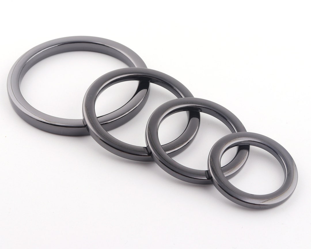 Gunmetal Metal O-ring Belt Buckle,metal Loop,bag Buckle,leather Craft ...