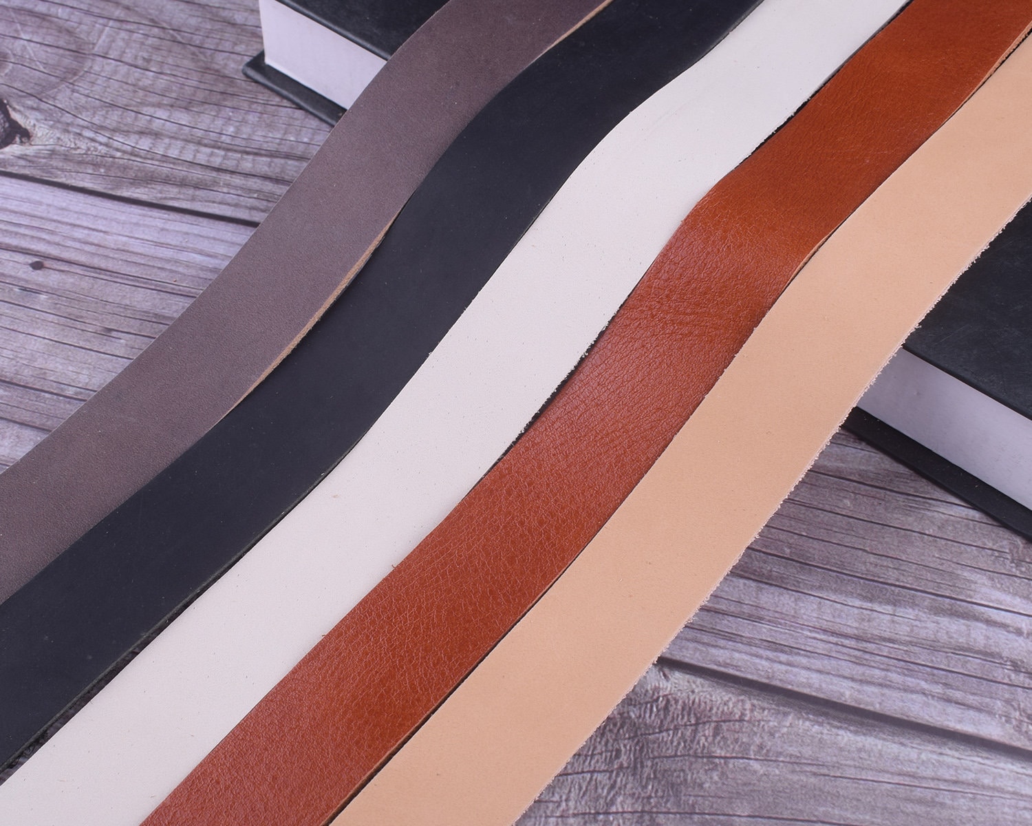 Natural leather strap 1inch wide-Long Leather StripBelt | Etsy