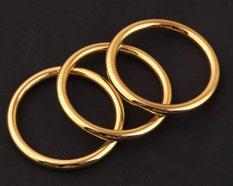 35mm Large Round Ring Gold Closed Ring Metal Jumbo Jump O Ring - Etsy