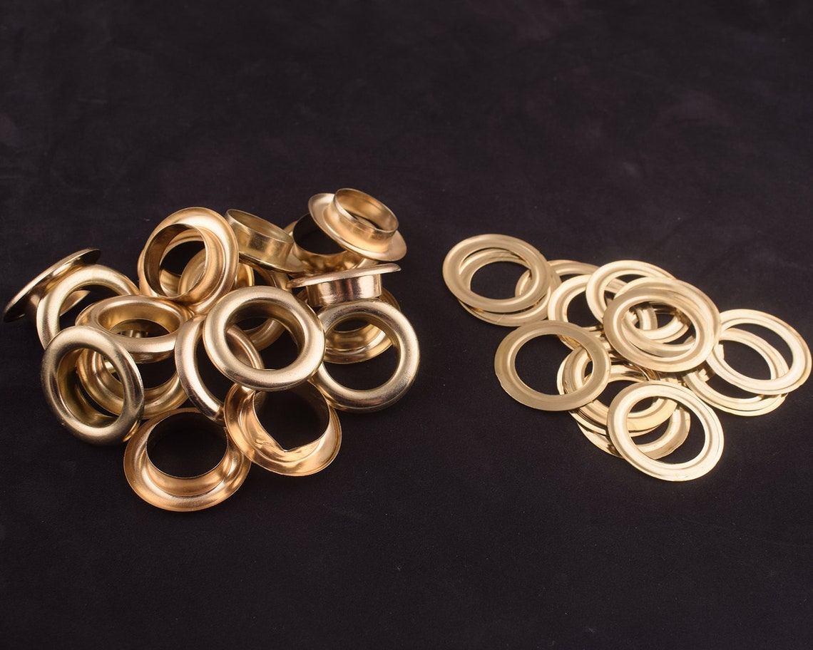 100pcs 2214mmod ID Light Gold Round Eyelets Hole - Etsy