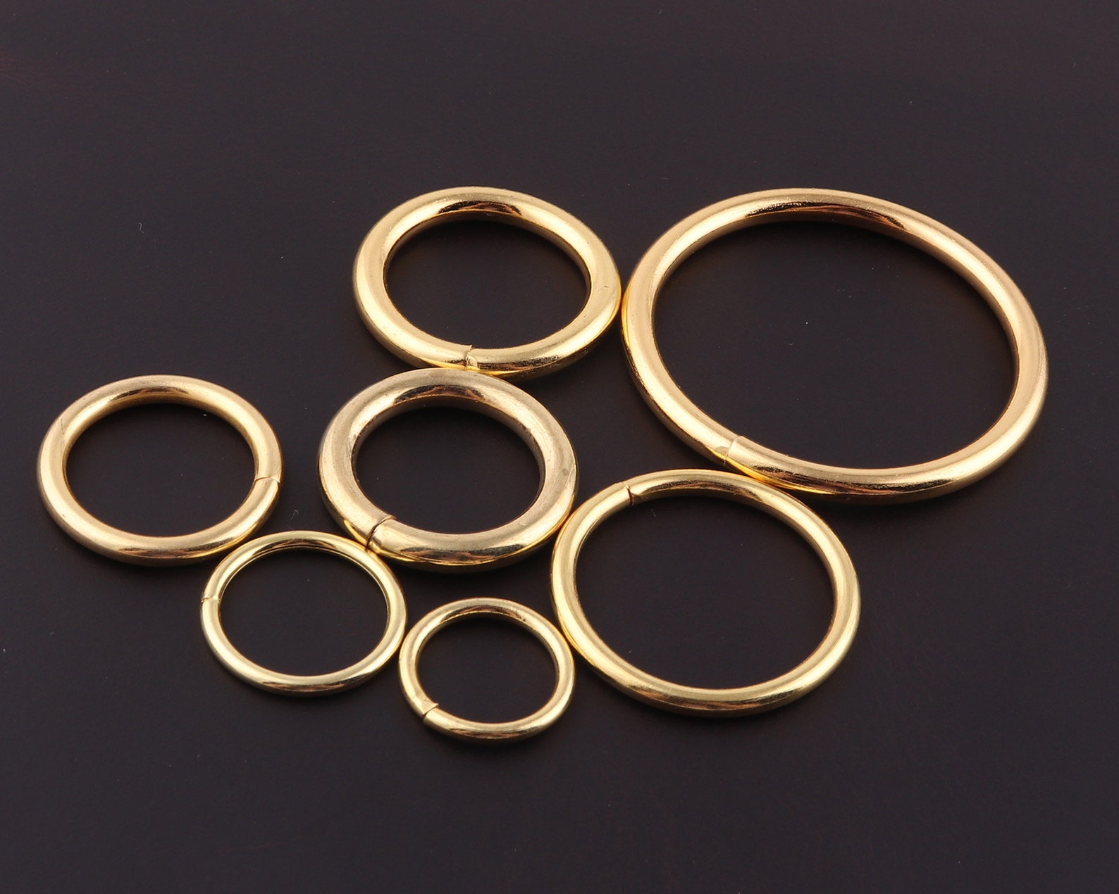 Gold Metal O Ring Strap Connection Ring Round Ring Circle Ring - Etsy