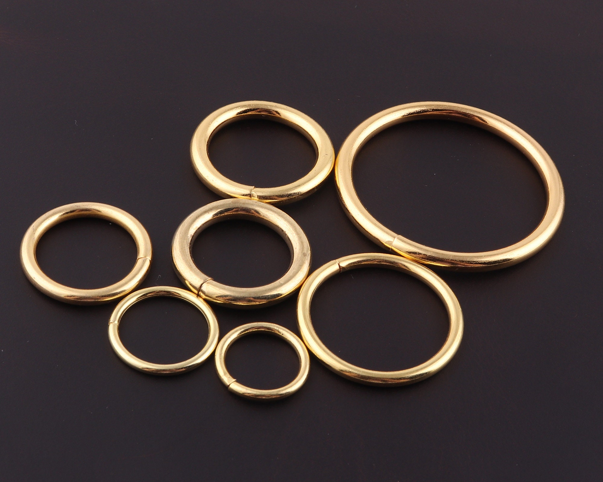 Gold Metal O Ring Strap Connection Ring Round Ring Circle Ring - Etsy