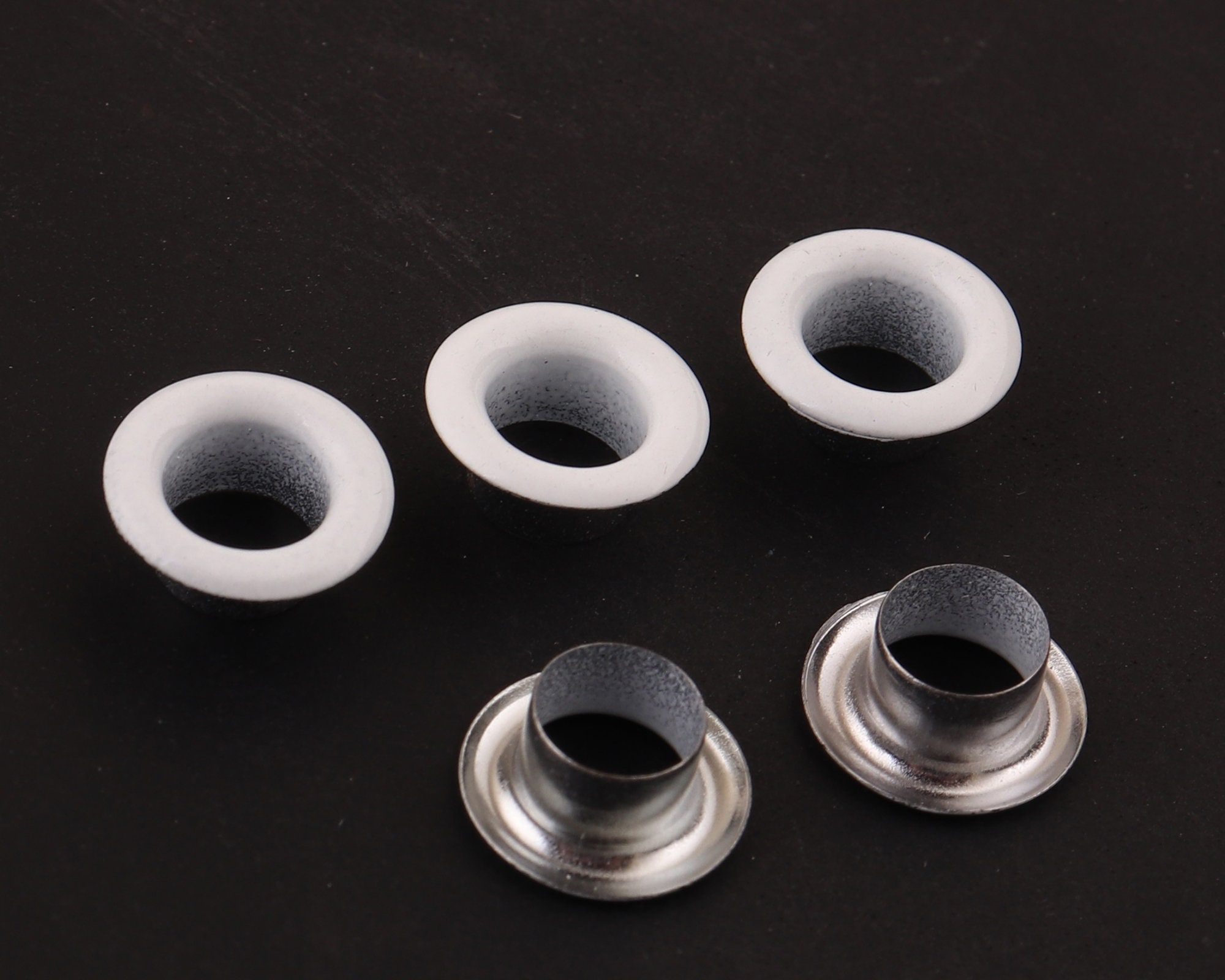 100set 6mm Mini white Eyelets Round Grommet Eyelets Studs for | Etsy