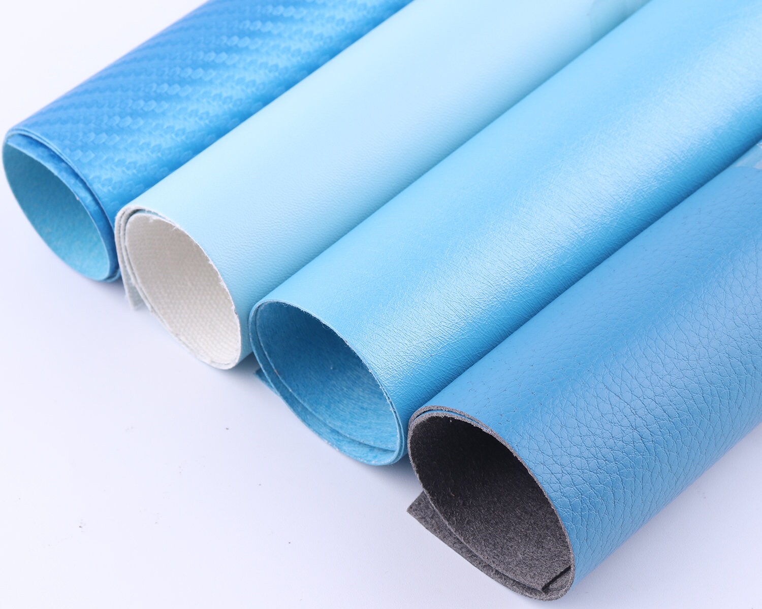 A4 812 inch Blue faux leather sheetssofty vegan PU leather | Etsy