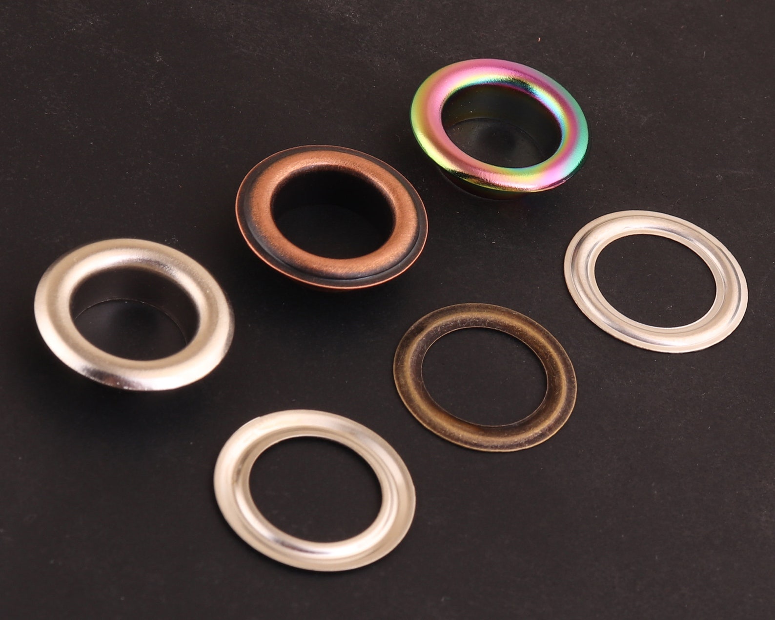 Round Eyelets Hole Grommets Eyelet With Washer Metal Eyelets - Etsy