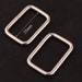 1 Inch(25 Mm) Silver Square Rings Rectangular Ring Strap Rectangle Ring ...
