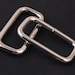 1 Inch (25 Mm) Silver Rectangle Ring,rectangular Wire Loop/strap Rings ...