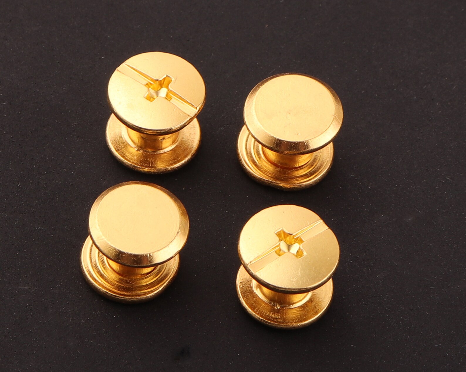 Gold Screw Rivets 20 Sets 96 Mm Metal Button Screw Back Studs - Etsy