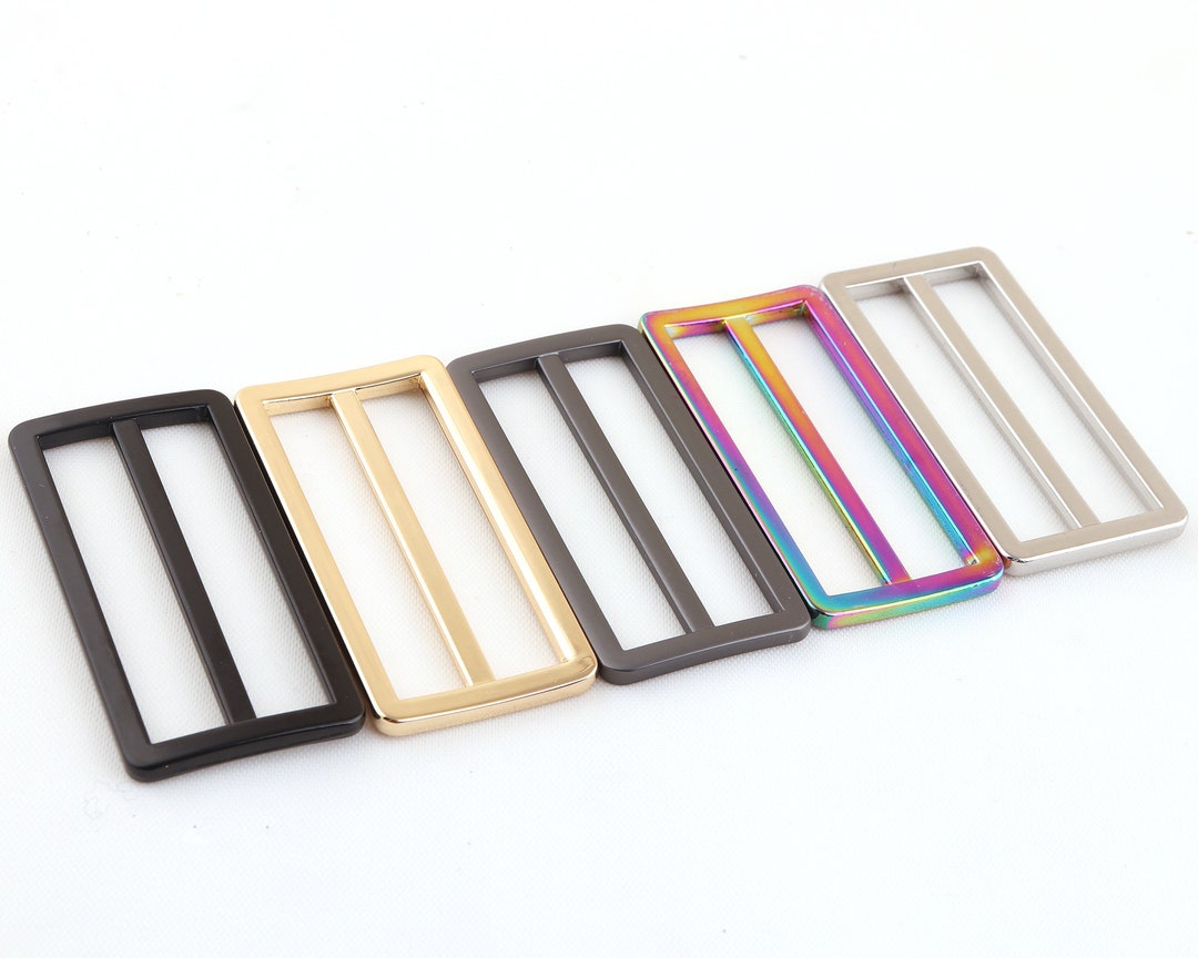 2 Inch (50mm) Slider Adjuster Buckle Metal,slide Belt Buckle Tri Bar ...