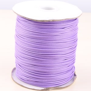 Environmental Korean Cord Wax Cord,1.5mm Purple Waxed String,multi ...