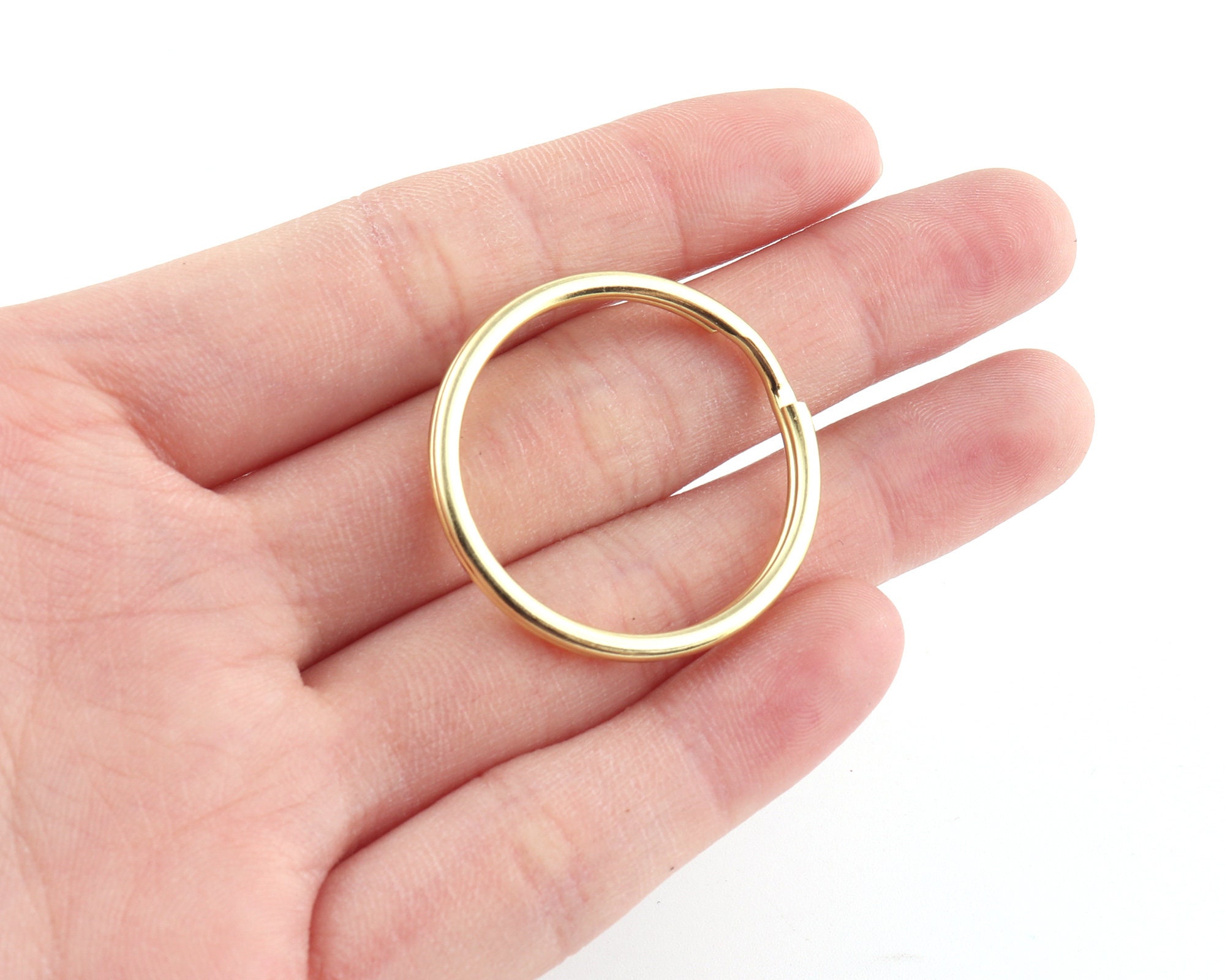 1 Inch Split Rings Key Rings-key Chain Ring Flat Split Key | Etsy