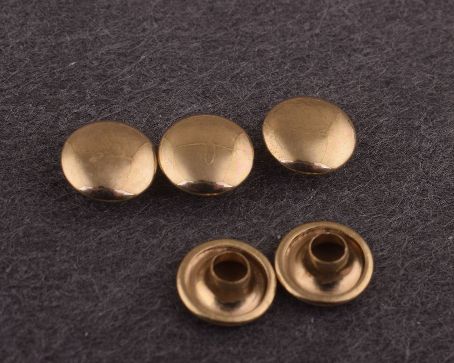 50 Sets 914 Mm Studs Rivets Bronze/rose Gold Rivets Metal - Etsy