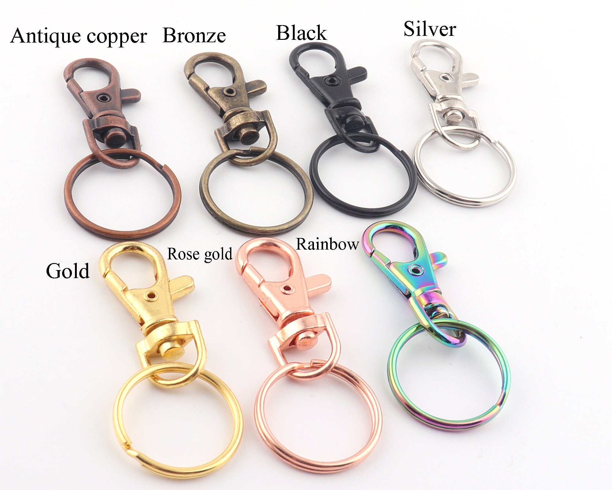 Swivel Clasp Clipkeychain Claspkey Clipslobster Claspsnap - Etsy