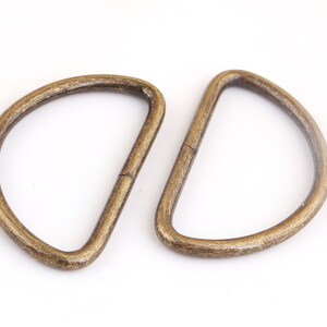1 1/2 Inch(38mm)welded D Rings Webbing and Leather Craft,d-shaped Metal ...