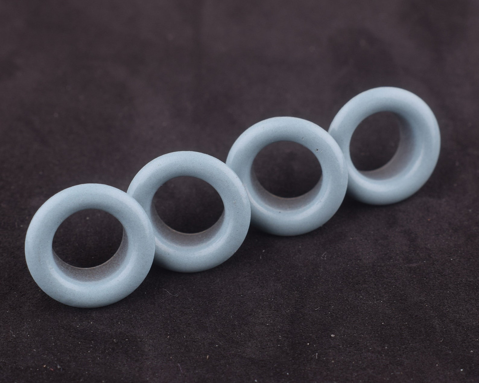 100pcs 6mm Sky Blue and Bronze Eyelet Grommets Hole Round - Etsy