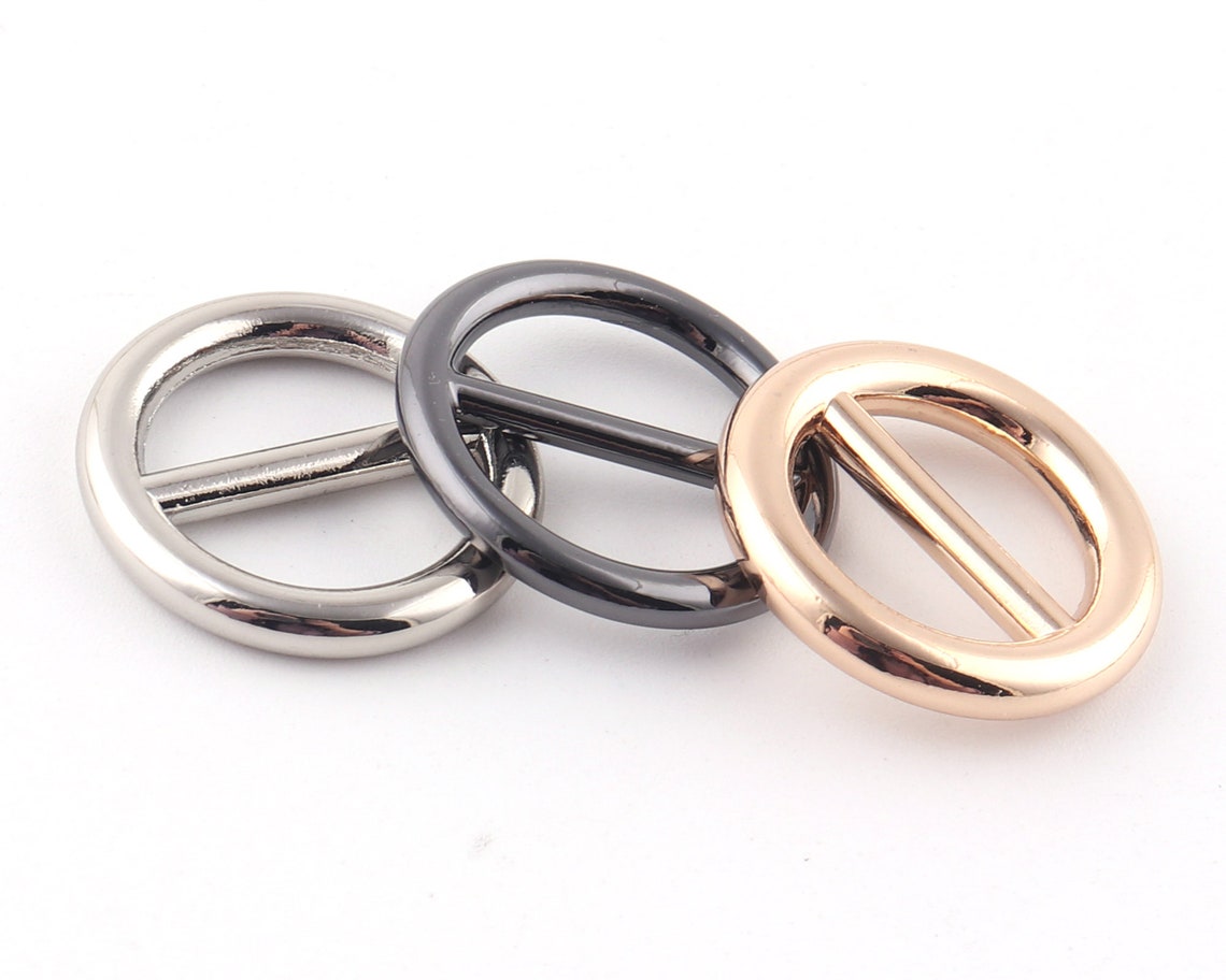14mm Adjuster Buckle Metal Slide Belt Buckle Round Strap - Etsy