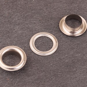 30sets Silver Large Round Eyelets With Washer 10 Mm Round Grommet ...